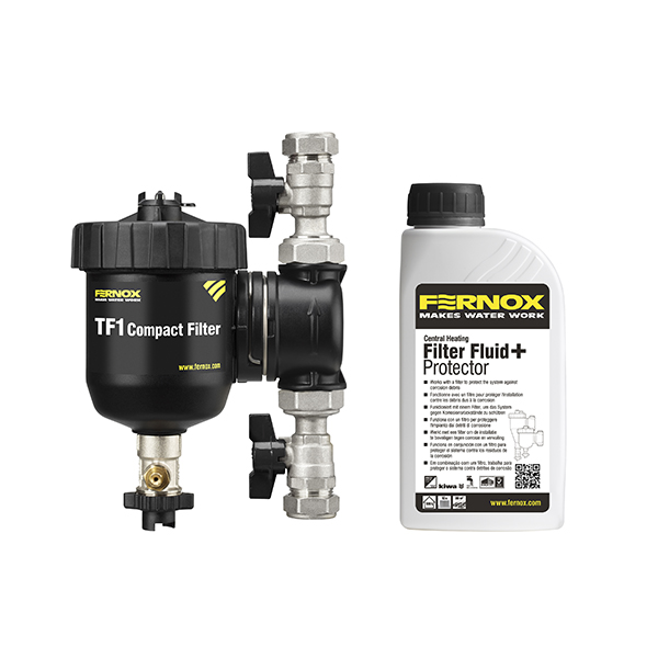 TF1 Compact Filter with Protector+ Filter Fluid - Fernox BE FR